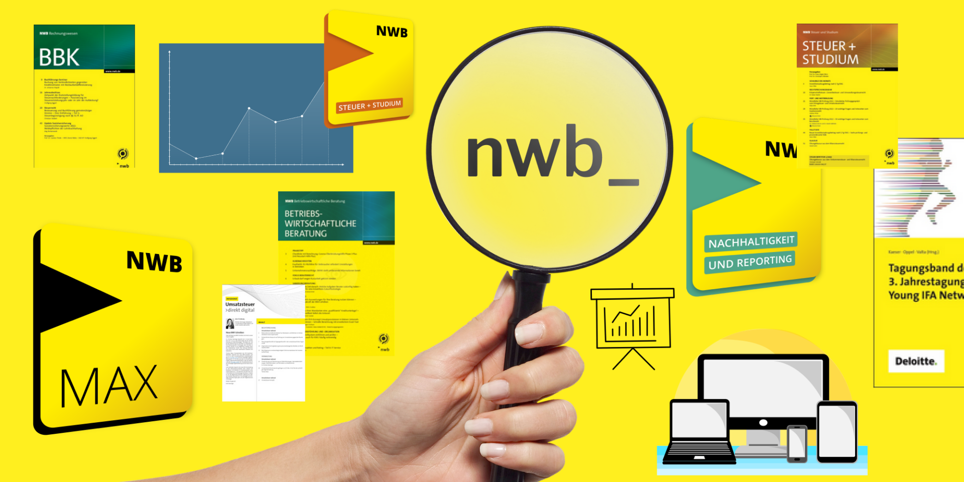 Erweiterter Zugriff auf Steuer- und Wirtschaftsinhalte: Die NWB MAX ...